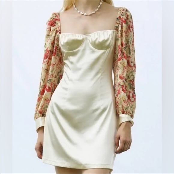 Cider | Dresses | Nwt Cider Museum Date Silk Mini Dress Xl | Poshmark